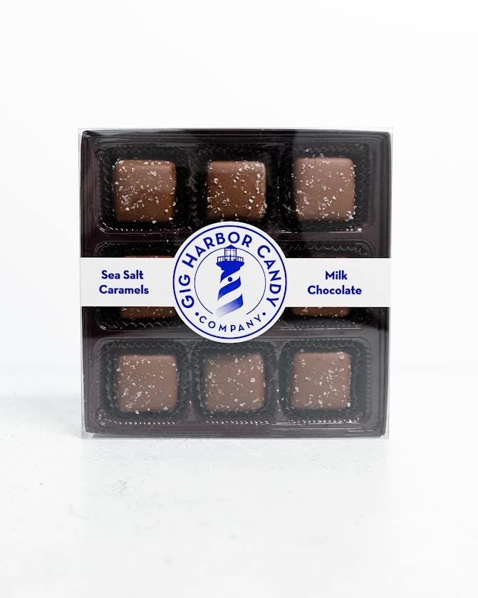 Amazon.com : Gig Harbor Candy Company, Milk Chocolate Sea Salt Caramel ...