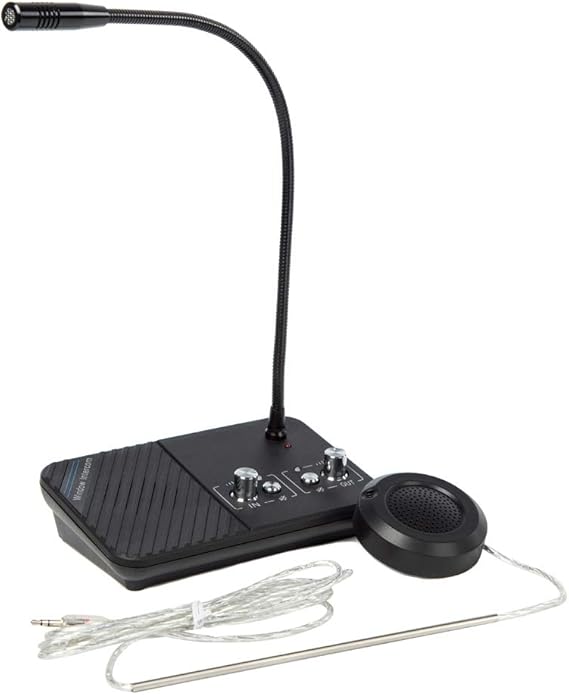 Amazon.com : Window Speaker Intercom System Anti-Interference Dual Way ...