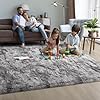 Amazon.com: ULTSOFE Fluffy Soft Living Room Bedroom Rug, 4x6 Tie-Dyed ...