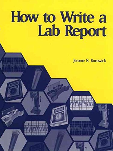 Amazon.com: How to Write a Lab Report: 9780130135629: Borowick, Jerome ...