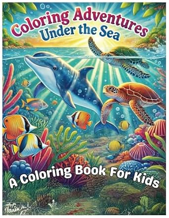 Coloring Adventures: Under the Sea: A coloring Book for Kids: Hunt, Mr ...