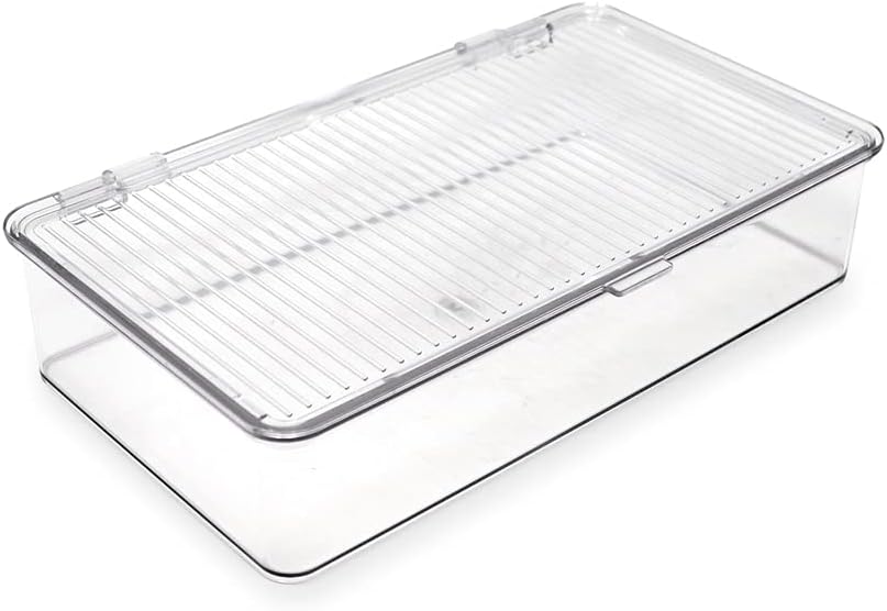 Amazon.com - Isaac Jacobs Divided Clear Plastic Organizer (10.88" x 6. ...