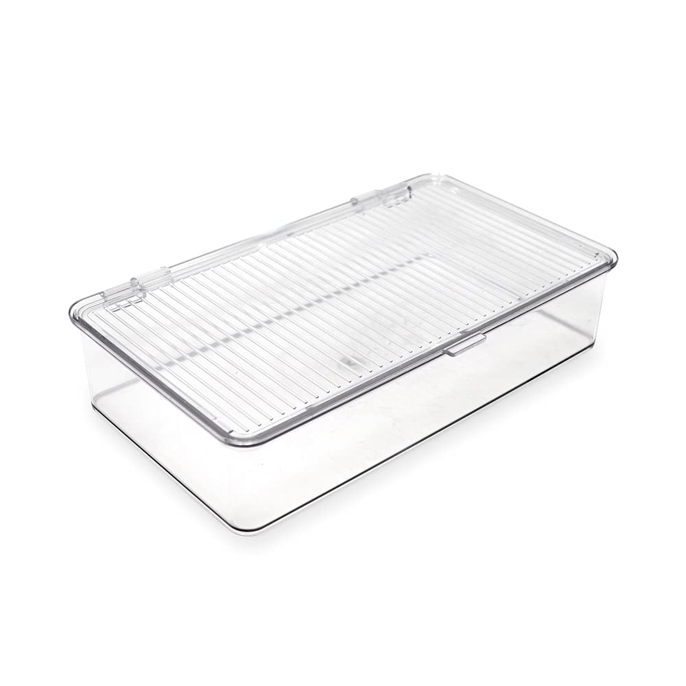 Buy Isaac Jacobs Small Stackable Organizer Bin 10 75 X 6 5 X 2 4 W