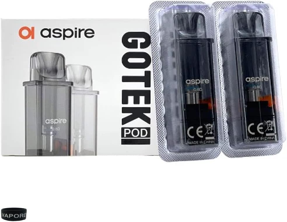 2 x Gotek X Pods 2ml 0.8 ohm Mesh Compatible with Aspire Gotek X Pod ...