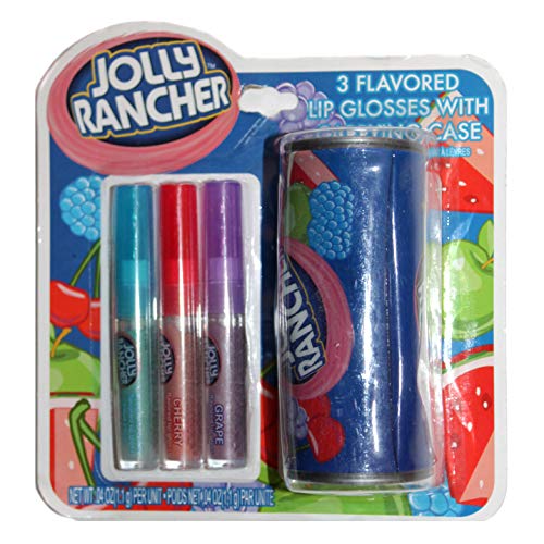 Lotta Luv (1) Pack Jolly Rancher Flavored Lip Gloss & Blue Carrying ...
