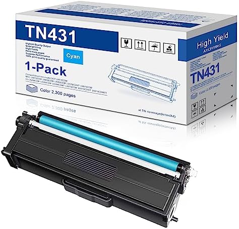 Amazon.com: TN431C TN-431C Toner Cartridge Replacements for Brother TN ...