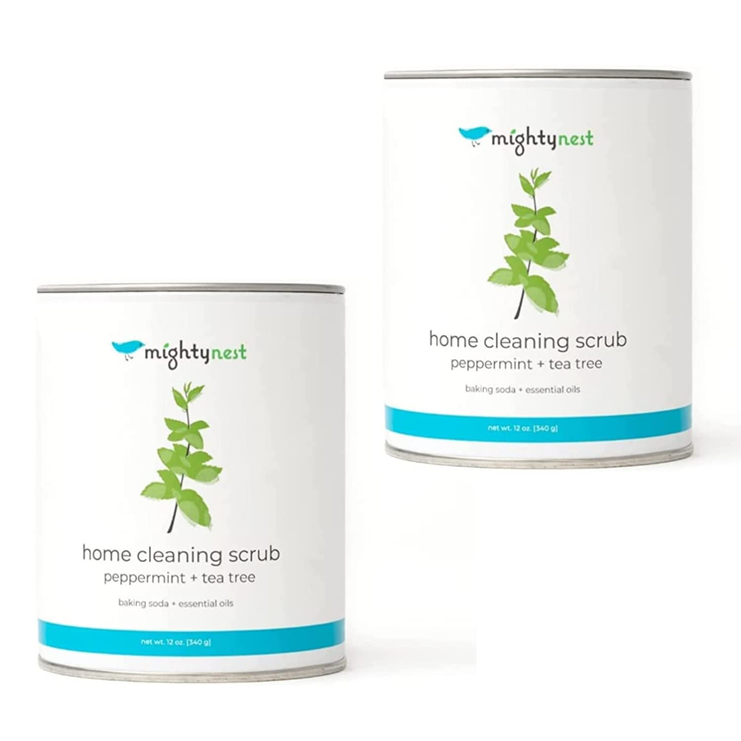 Amazon.com: MightyNest Peppermint Tea Tree Gentle Home Cleaning Scrub ...