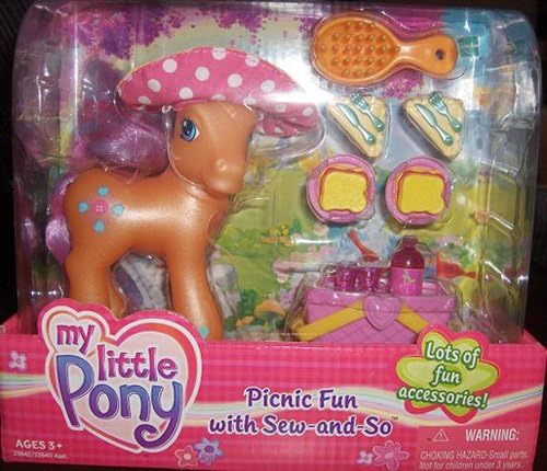 Amazon.com: My Little Pony Picnic Fun with Sew-and-So : Toys & Games
