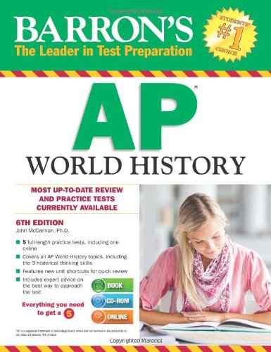 Barron's AP World History with CD-ROM: McCannon Ph.D., John ...