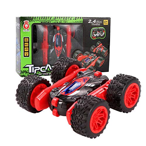 Careflection Tipcart 2.4Ghz 360 Degree Rotate Stunt Car with Lights 360 ...