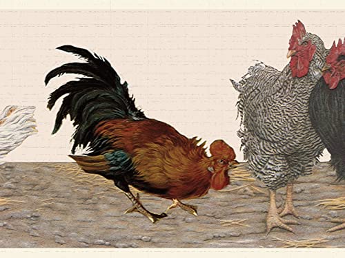Best Rooster Wallpaper Borders: Elevate Your Home Decor with Charming ...