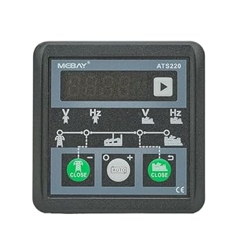 Amazon.com: JZRYQJGJ ATS220 Controller Panel Genset Generator ATS Dual ...