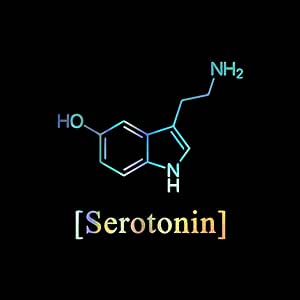 Amazon.com: Serotonin Molecule Vinyl Decal Notebook Car Laptop 5.5" x 3 ...