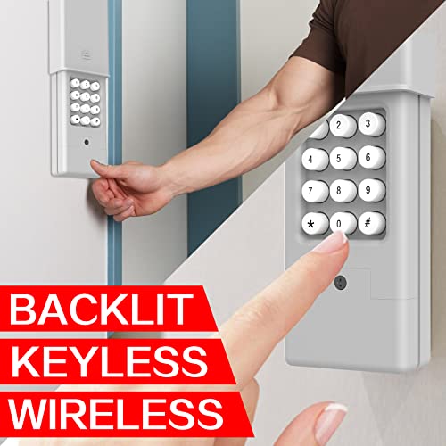 Snapklik.com : Garage Door Keypad Wireless Keyless Entry Keypad Works