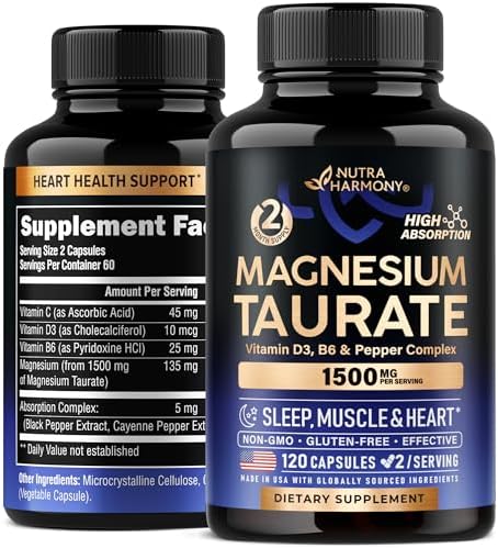Amazon.com: Cardiovascular Research Magnesium Taurate 125 mg, Creamy ...