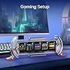 Amazon.com: Divoom Times Gate - Cyberpunk Gaming Setup Digital Clock ...