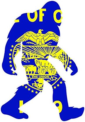 Amazon.com: Oregon Bigfoot Sticker FA Graphix Vinyl Decal OR Big Foot ...
