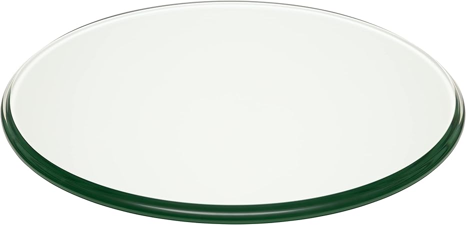 Amazon.com - Pro Safe Glass 20'' Round Tempered Clear Glass Table Top ...