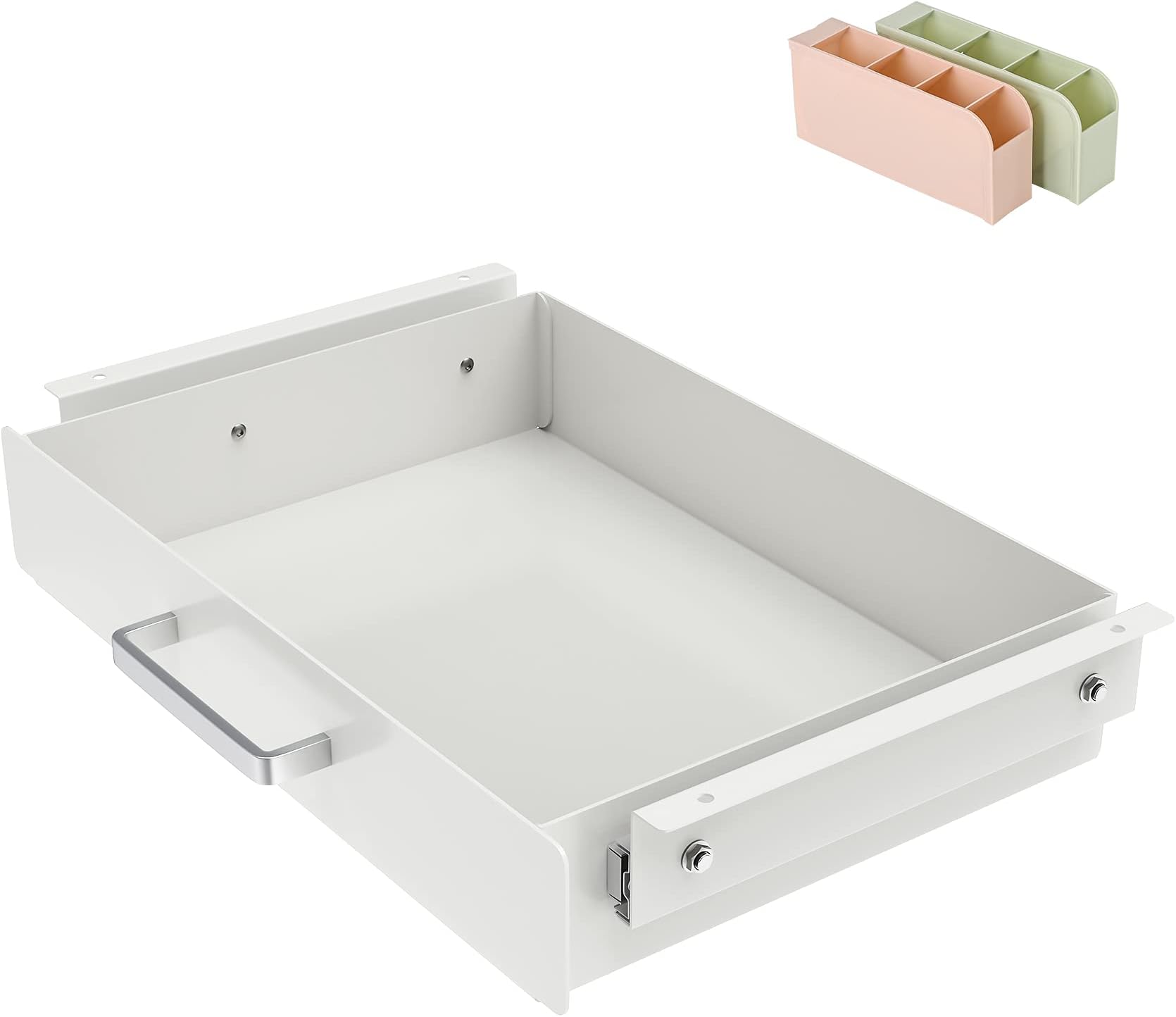 Amazon.com : VIVO 16 inch Under Desk Mounted Sliding Pull-out Drawer ...