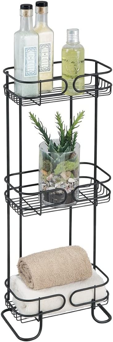 Amazon.com: iDesign Neo Bathroom Shelf Caddy, Three Shelves, Shower ...