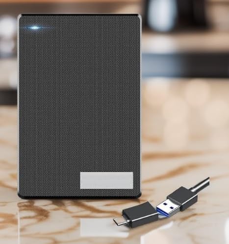 500GB 2.5" Ultra Slim Portable External Hard Drive HDD-USB 3.0 for PC ...