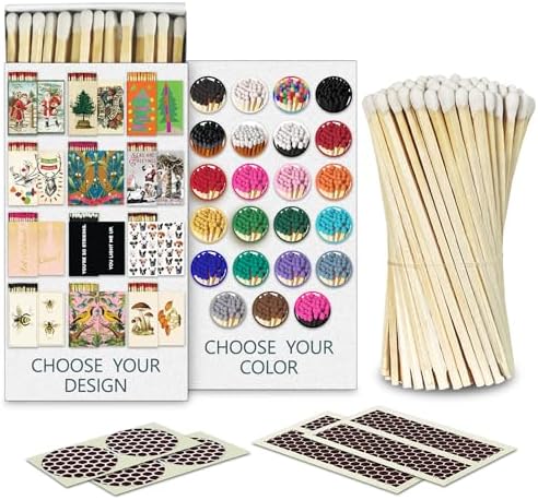 Amazon.com: 4" Matches Color of Your Choice + 2 Boxes Designer ...