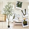 Amazon.com: GTIDEA Artificial Olive Tree 7ft Tall Fake Tree Fake Plant ...