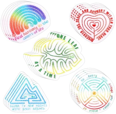 Amazon.com : 20pcs Mood Calming Stickers, Textured Calm Sensory Strips ...