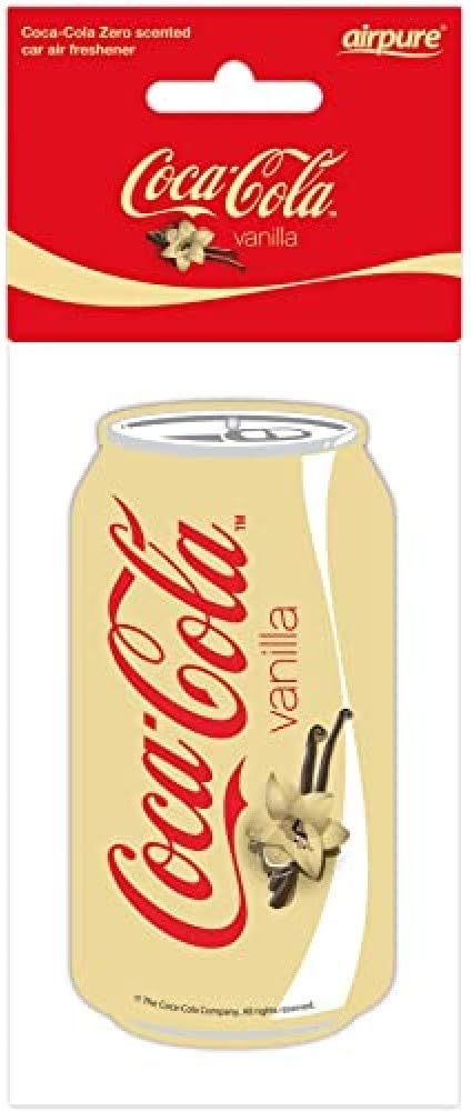 airpure COCA-COLA Vanilla CAN Car Freshener, Freshens Vehicle Interior ...
