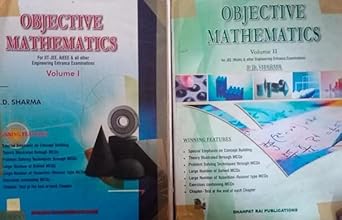 Amazon.in: Buy Objective Mathematics Vol 1&2 By RD Sharma (Second Hand ...