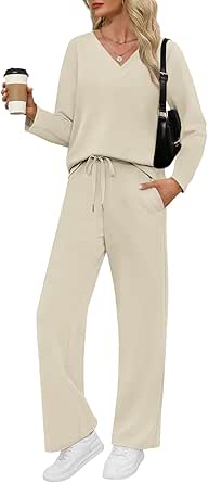 Amazon.com: VUTRU Womens 2 Piece Lounge Sets Casual Fall Travel ...