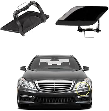 Amazon.com: Car Front Bumper Headlight Washer Nozzle Cover Cap ...