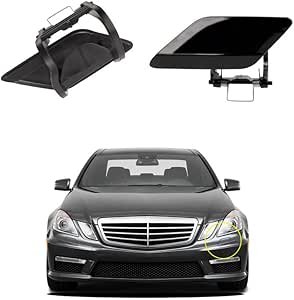 Amazon.com: Car Front Bumper Headlight Washer Nozzle Cover Cap ...