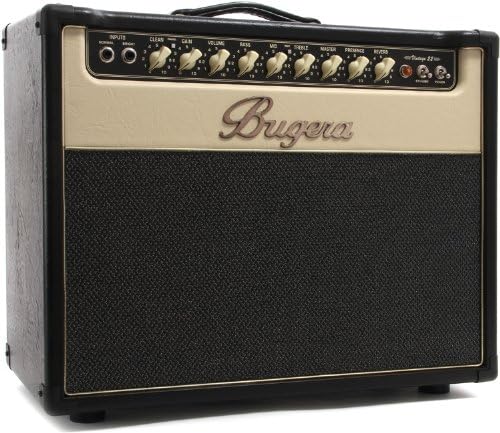 Amazon.com: Bugera V22 22-Watt Vintage 2-Channel Tube Combo with Reverb ...