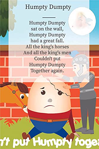Humpty Dumpty Sat On A Wall Poem
