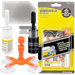 Mr Fix® Windscreen Repair Kit, Car Windscreen Crack Repair Kit with ...