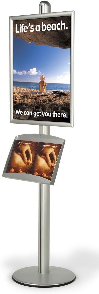 Amazon.com : 6ft. Poster Sign Holder Floor Stand for 22x28 Graphics ...