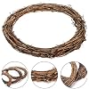 Amazon.com: Frcctre 6 Pack 12 Inch Natural Grapevine Wreaths Vine ...