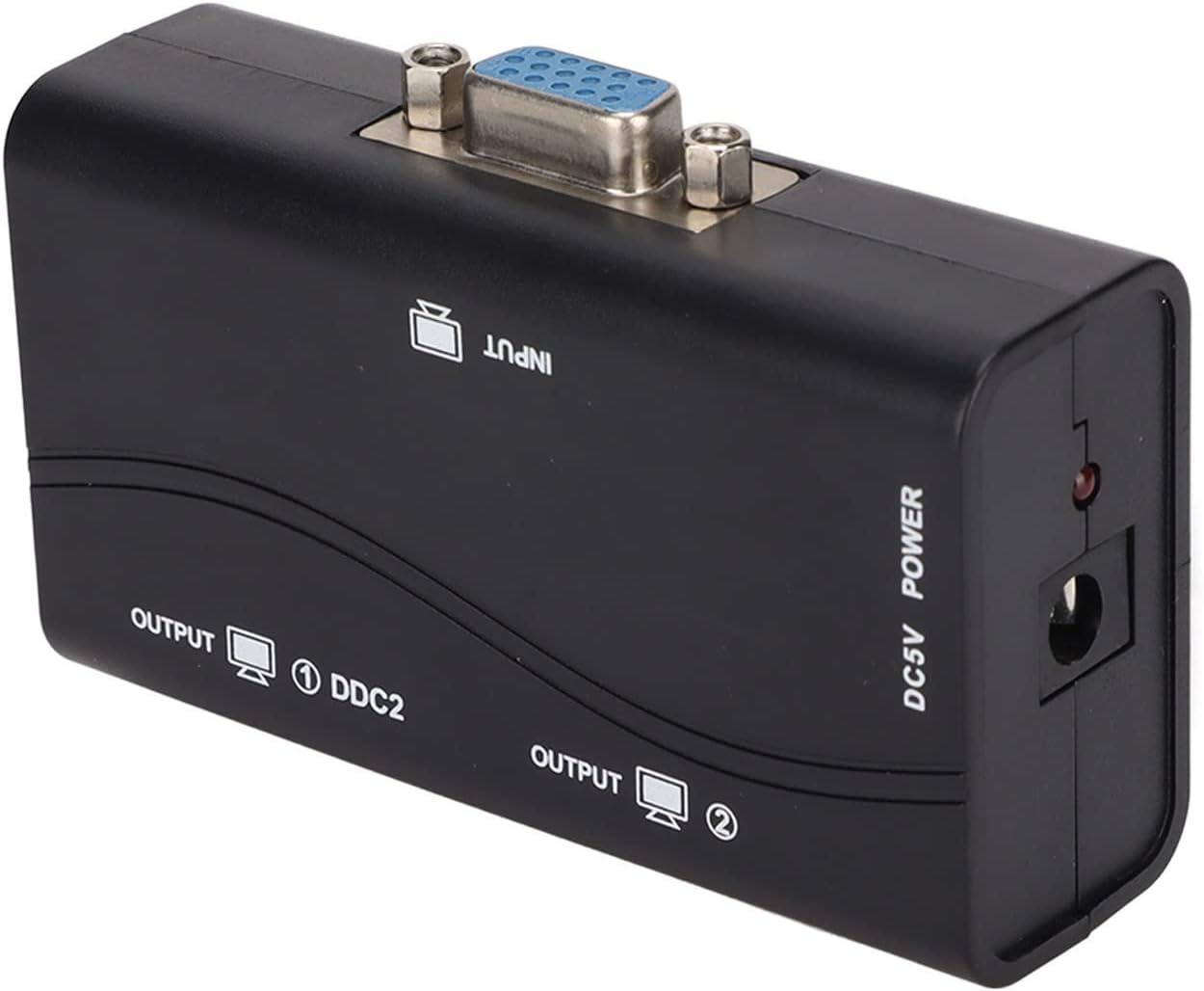 Amazon.com: VGA Splitter 1 in 2 Out VGA Splitter, USB Powered 250MHZ ...