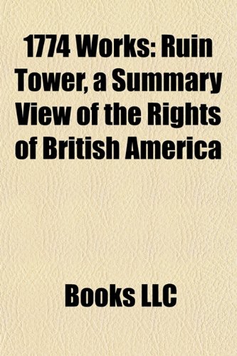 1774 works: 1774 architecture, 1774 books, 1774 operas, 1774 plays ...