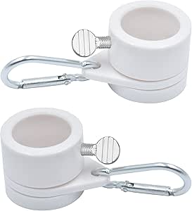 Amazon.com : Miayaya 2pcs Tangle Free Flag Pole Mounting Ring Clip ...