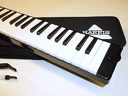 Amazon.com: Deluxe Harris Musical Black Melodica with Matching Black ...