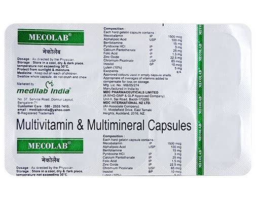 MECOLAB - Strip of 10 Capsules : Amazon.in: Health & Personal Care