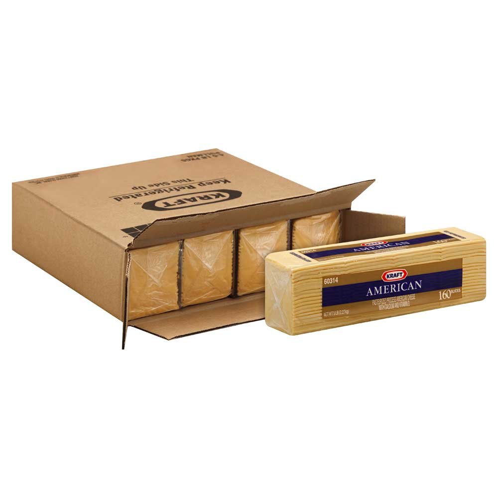 Kraft Cheese Slices Unwrapped