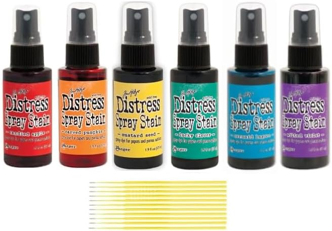 Amazon.com: Ranger Tim Holtz Distress Spray Rainbow Bundle - Candied ...