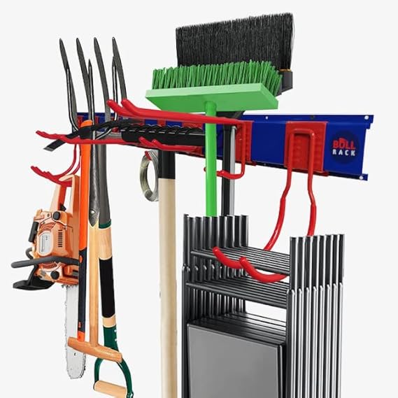 Bull Rack BULL RACK Tool Storage Garage Wall Mount, Heavy Duty Steel ...