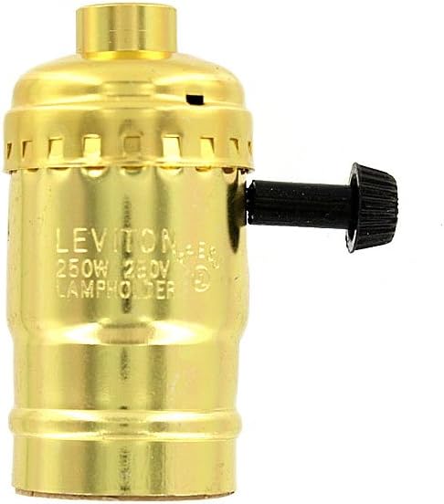 Leviton 7090-PG Medium Base Complete, Aluminum Shell Incandescent ...