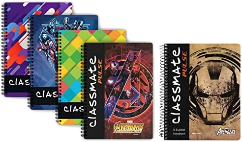 Classmate Pulse 1 Subject Notebook & Classmate Pulse Single Line 5 ...