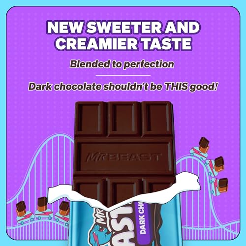 Feastables by MrBeast Original Dark Chocolate KING Size Chocolate Bar ...
