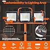21000 Lumen Work Lights with Stand, 3 Adjustable Head LED Work Light ...